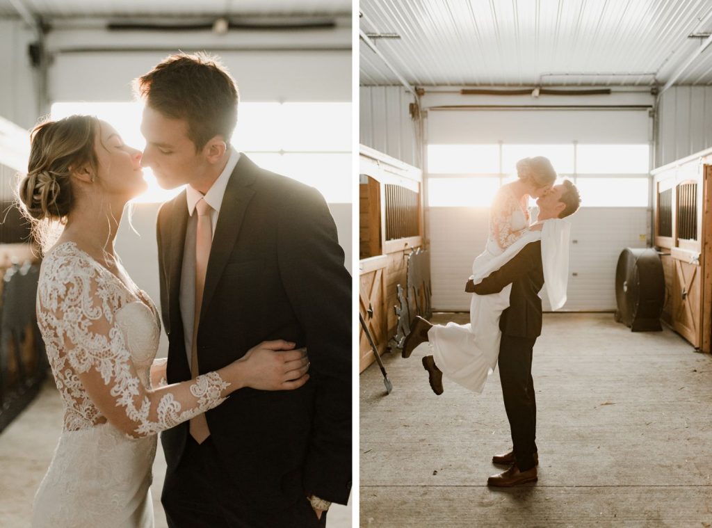 Horse Inspired Canadian Winter Wedding Shoot | Vanessa Renae