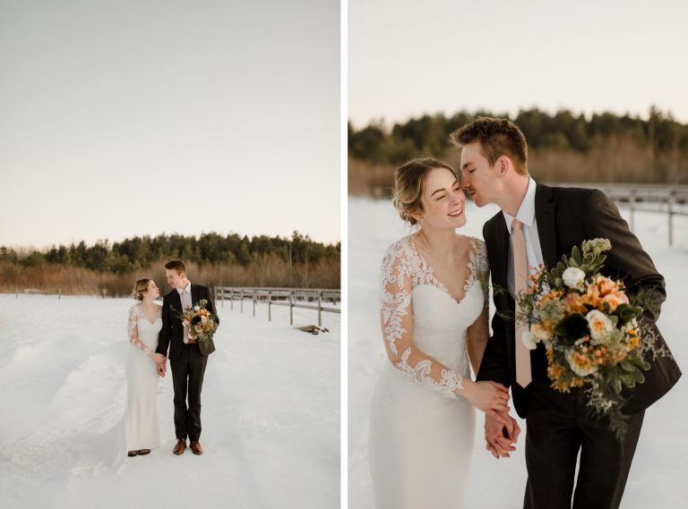 Horse Inspired Canadian Winter Wedding Shoot | Vanessa Renae